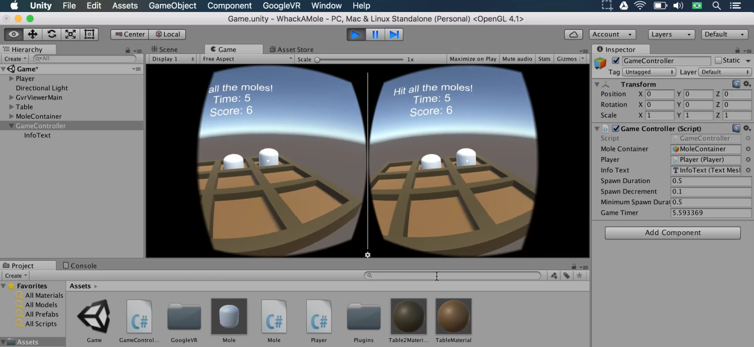 Making a Game Interface for a Unity VR Game – Game Development Blog