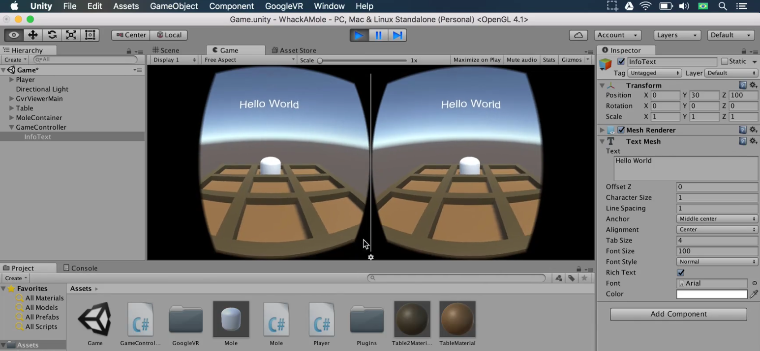 Making a Game Interface for a Unity VR Game – Game Development Blog