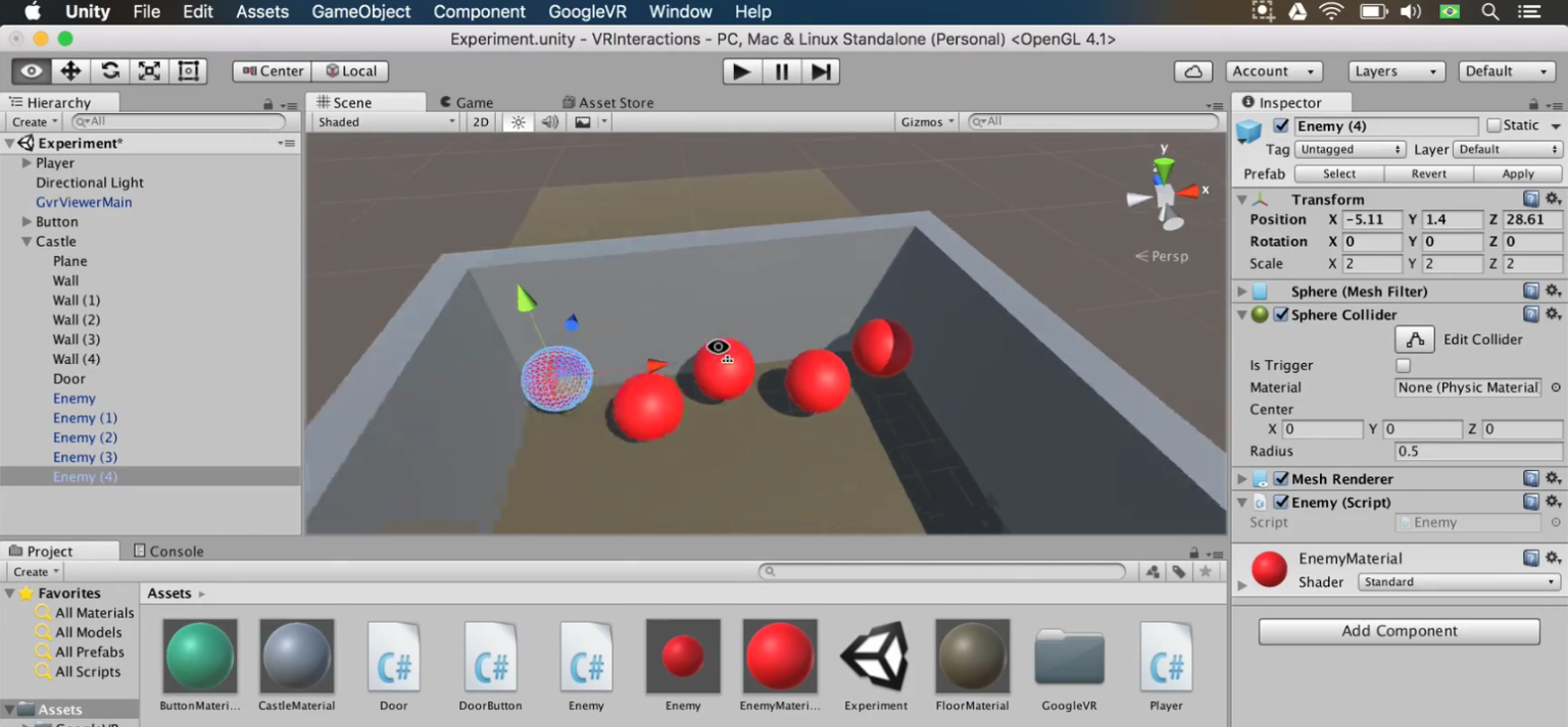 How To Make Enemies (Unity VR Game Tutorial) – Game Development Blog